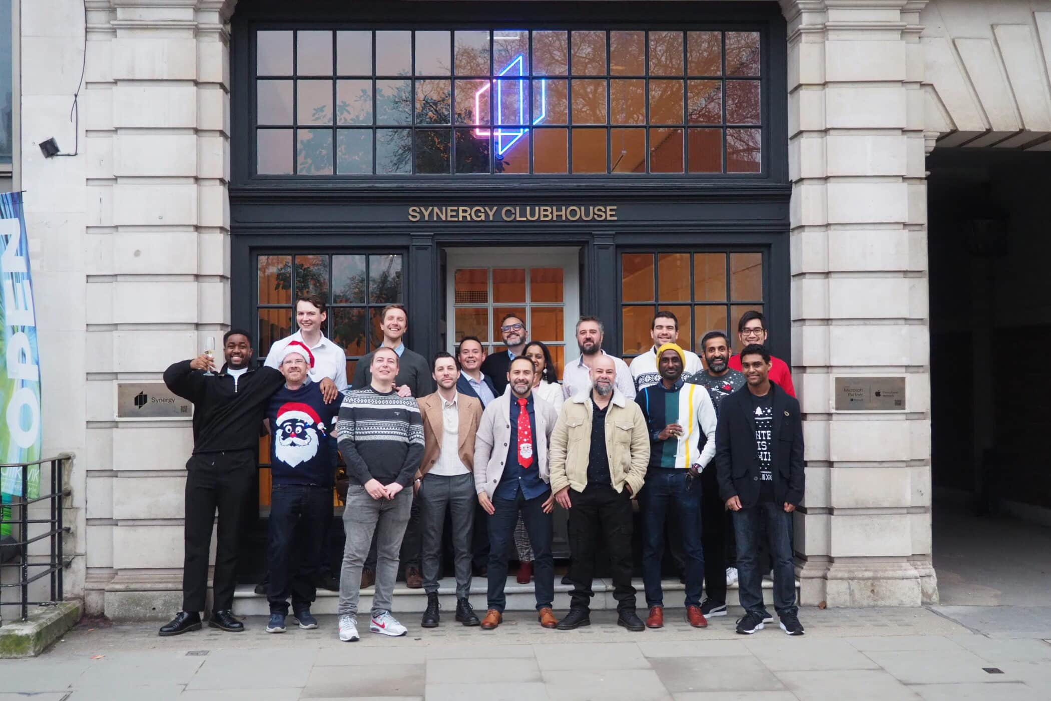 UK Team Christmas get together - Synergy Managed IT Services